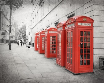 British phone booth | Etsy