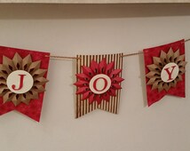 Popular items for joy banner on Etsy