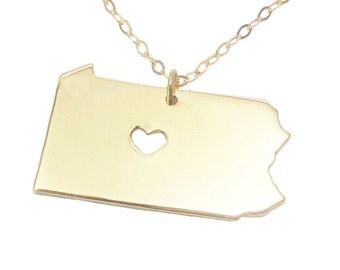 Kentucky State Necklace SilverKY State Charm by InitialNecklaces