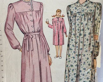 1940s robe pattern | Etsy