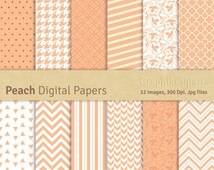 Unique peach background related items | Etsy