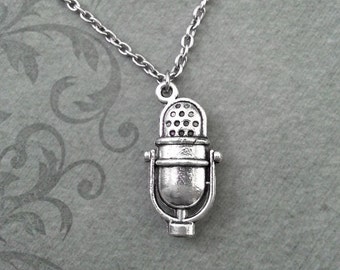 Microphone pendant | Etsy