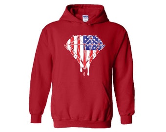 Diamond hoodie | Etsy