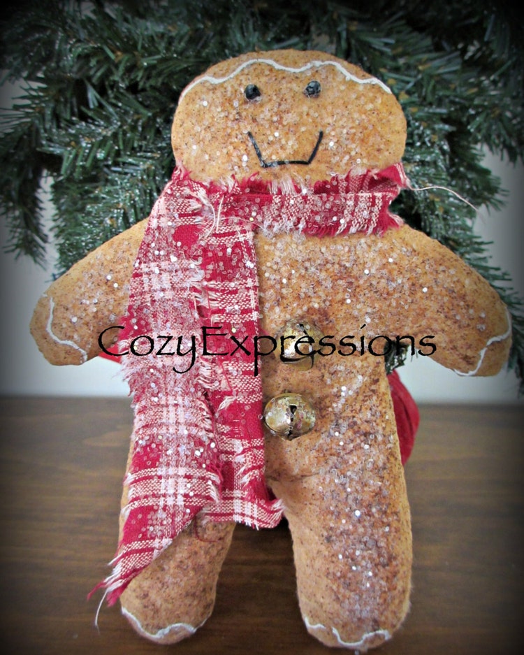 Handmade Fabric Gingerbread Men Holiday Decor by CozyExpressions