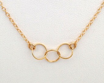 Unique loop necklace related items | Etsy