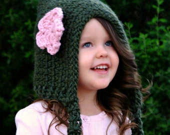 Knitting Pattern Pixie Hat Pixie Hood Pattern