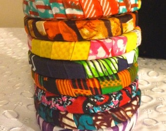 Popular items for fabric wrap bracelet on Etsy
