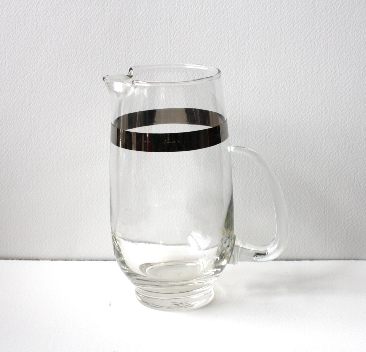 Mad Men Cocktail Pitcher with Silver Band Mid Century – Haute Juice