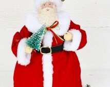 Popular items for santa tree topper on Etsy