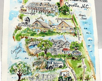 Popular items for hand painted map on Etsy