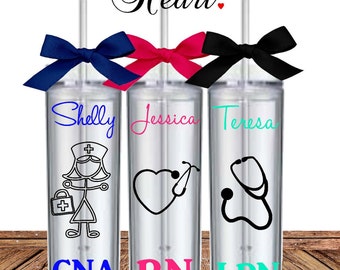 Nurse Tumblers, Personalized Tumblers, RN Tumbler, Nurse Cups ...