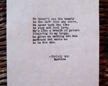 Popular items for dark poetry on Etsy