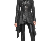 Popular items for asymmetric jacket on Etsy