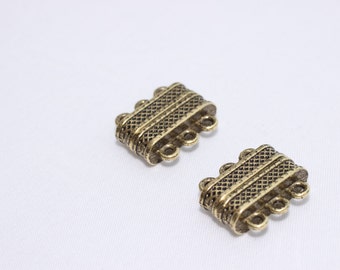 Multi strand clasp | Etsy