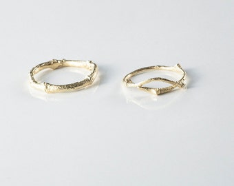 Gold branch ring | Etsy