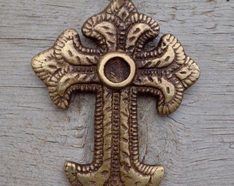 Ornate cross pendant | Etsy