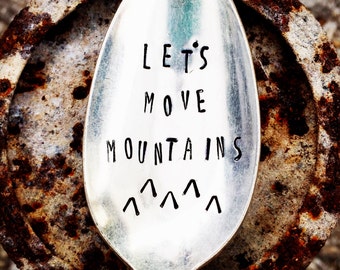 Stamped Silver Spoon Friendship Poem Soul by SweetThymeDesign