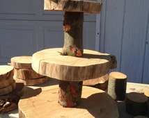 Popular items for log cake stand on Etsy