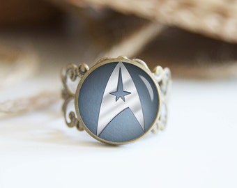 Star trek ring | Etsy