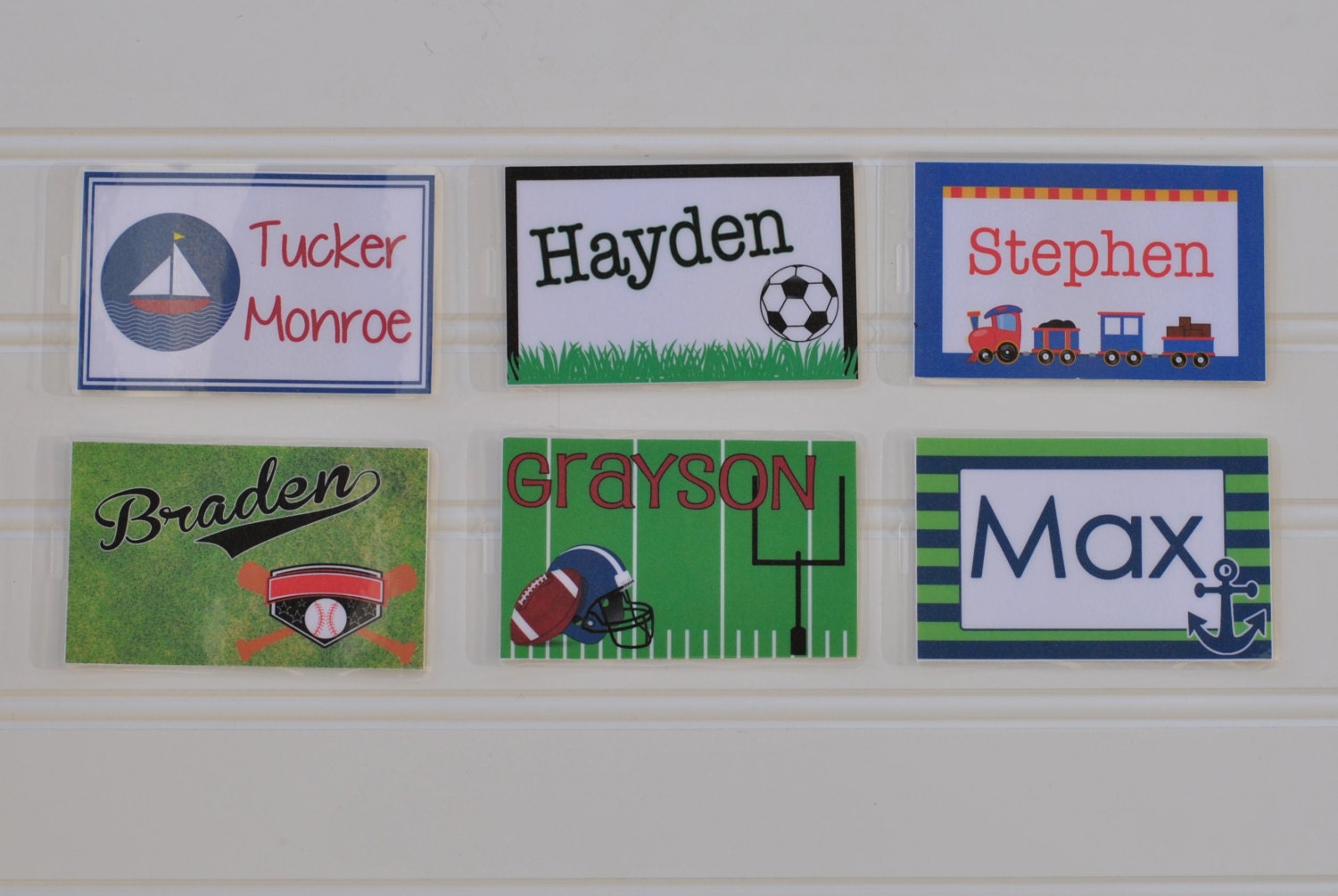 Boys Bag Tag Personalized Bag Tag Sports Bag Tag