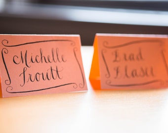 Items similar to Baseball Ticket Place Cards for Wedding or Rehearsal ...