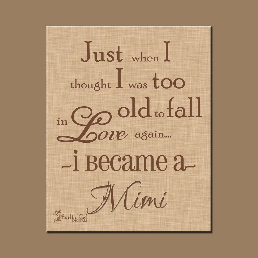 Mimi Quote Gift for Mimi Mother's Day Gift