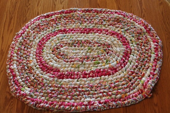 Crocheted Rag Rug/ Amish Knot Rug/ by GrannieAnniesRagRugs on Etsy