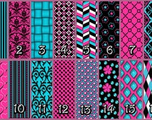 Popular items for turquoise patterns on Etsy