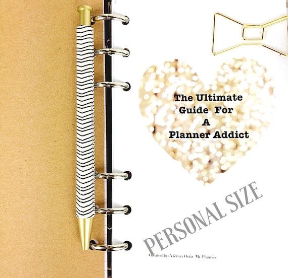 Items similar to The Ultimate Guide For A Planner Addict - Personal ...