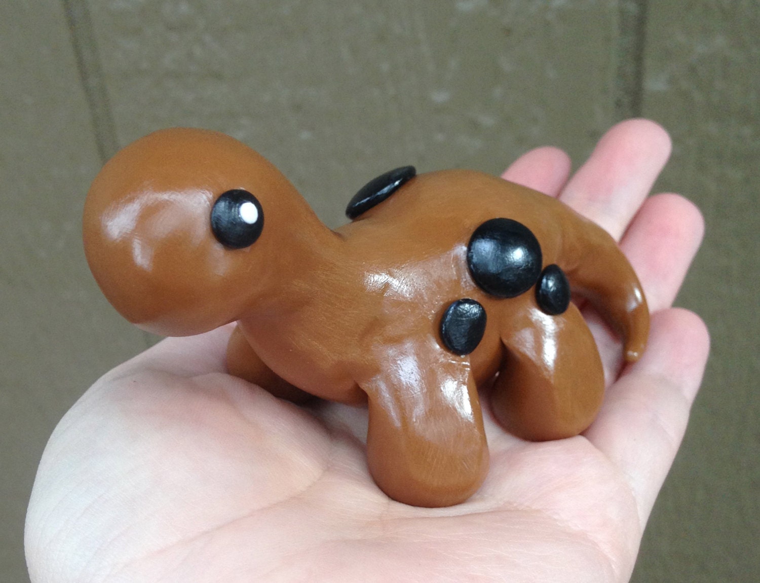 Dinosaur Clay Dinosaur Dino Polymer Clay Dinosaur By LumpyCritters