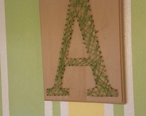 Popular items for string art letters on Etsy