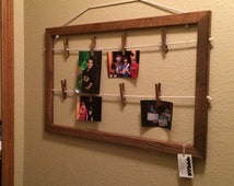 Popular items for clothespin frame on Etsy