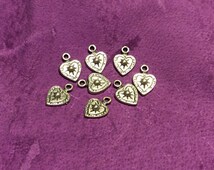 Popular items for pewter heart charm on Etsy