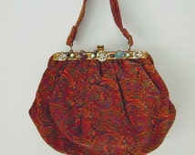 Popular items for paisley handbag on Etsy