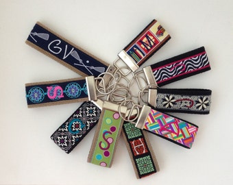 Items similar to Monogrammed Key Fob on Etsy