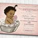 Girl Baby Shower Invitation Chevron Princess For Girl by jjMcBean