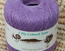 Popular items for cobweb lace yarn on Etsy