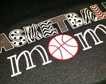 ORIGINAL DESIGN, Basketball Mom Shirt, Team Spirit Shirts, Zebra ...