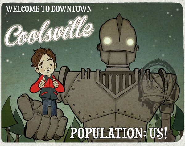 Welcome to Downtown Coolsville Print Inspired by the Iron