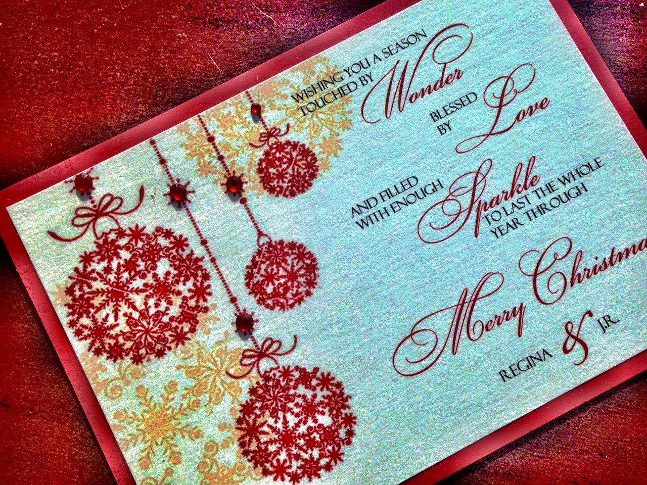 Custom Christmas Card Holiday Card Custom Christmas Card Holiday Card