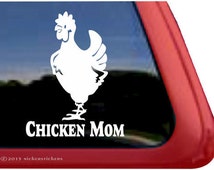 Unique chicken decal related items | Etsy