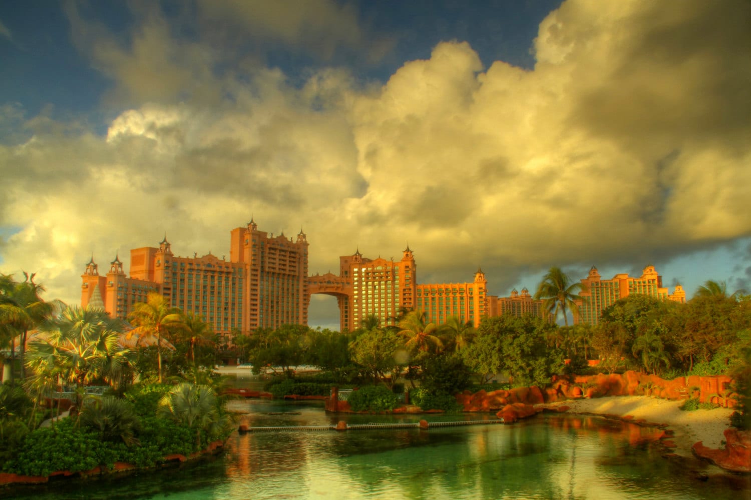 Atlantis Royal Towers and Predator Lagoon by JoshFriedmanPhoto