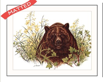 Popular items for bear art print on Etsy