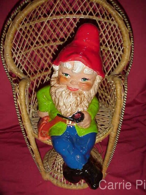 Sitting Garden Gnome