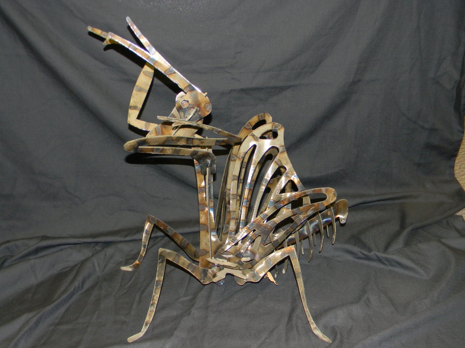 Metal Art Praying Mantis Steel Praying Mantis