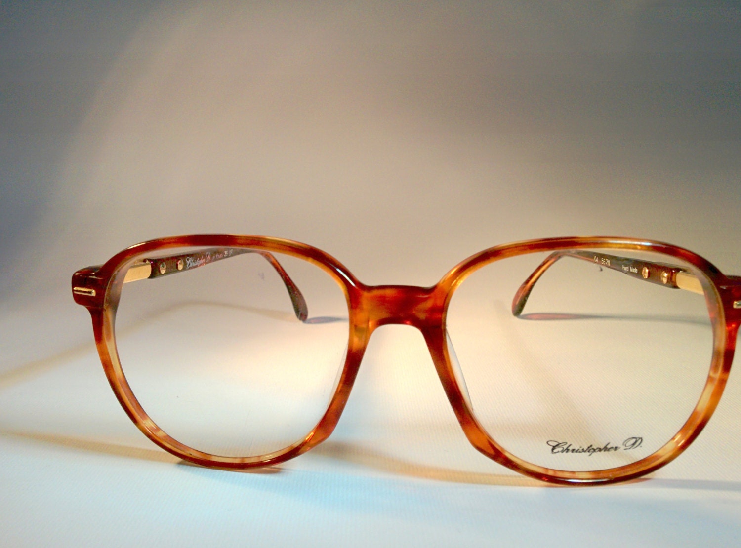 Original vintage round eyeglasses made in the 1980s – Christopher D ...