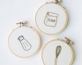 Embroidery Hoop Art Vintage and Handmade by KitschAndStitchNY