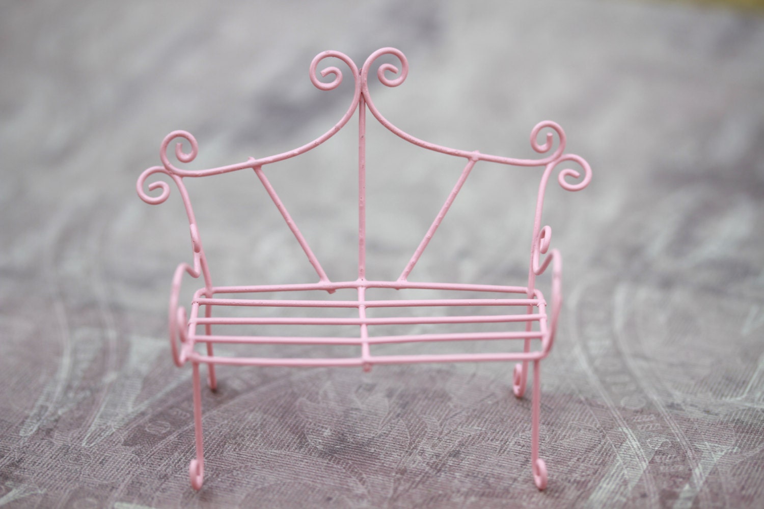 Fairy Garden Bench miniature furniture by TheLittleHedgerow