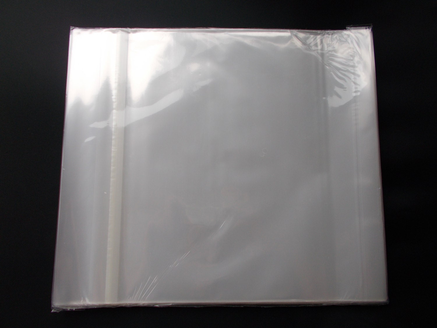 100 Plastic Outer Sleeves Vinyl Resealable Double Record