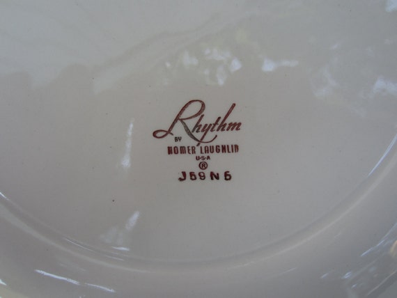 Homer Laughlin Rhythm Golden Wheat Pattern Mid Century